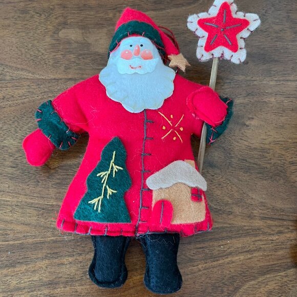 Department 56 | Holiday | Department 56 Felt Santa Stocking Ornaments ...